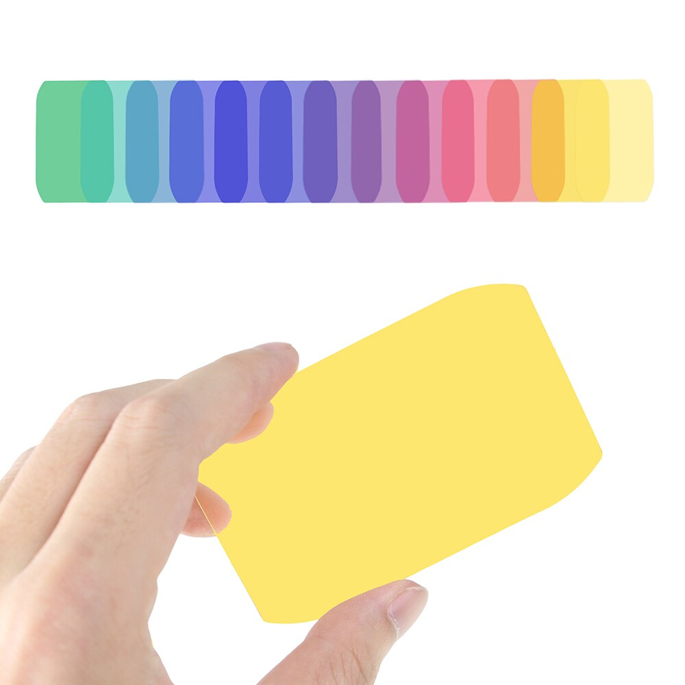 20 PCS Camera Flash Gels Transparent Color Correct... – Vicedeal