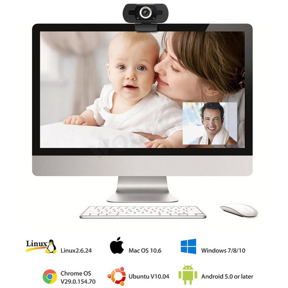 HD Webcam 1080P USB Camera Video Recording Web Cam... – Vicedeal