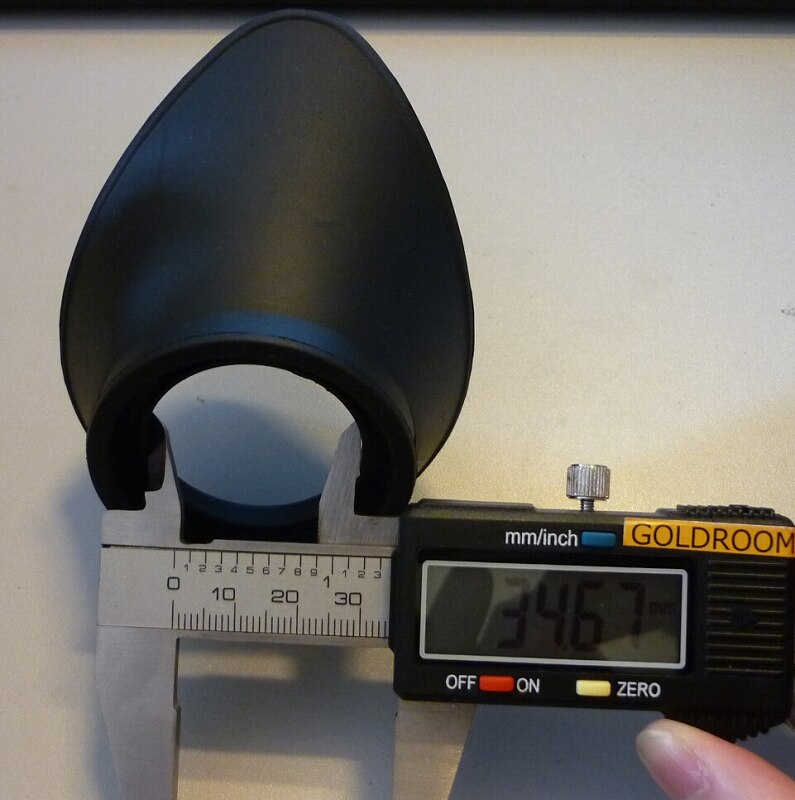 2 Stuks 45Mm Eyeshade Plastic Rubber Oog Bewakers ... – Vicedeal