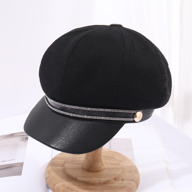 Spring and Autumn color matching wool octagonal ha... – Grandado