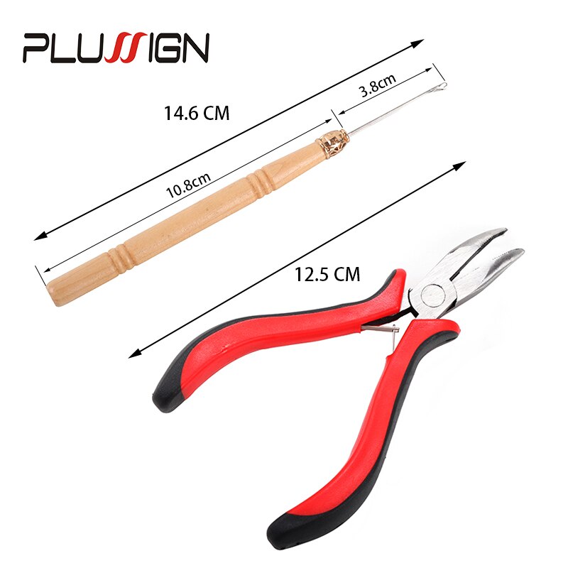 Houten Handvat Trekken Naald Haak Haar Naald Klem ... – Vicedeal