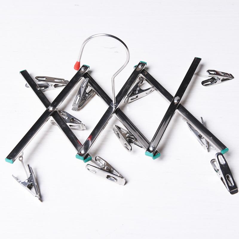 10 stainless steel hanger clip clothespin drying r... – Vicedeal