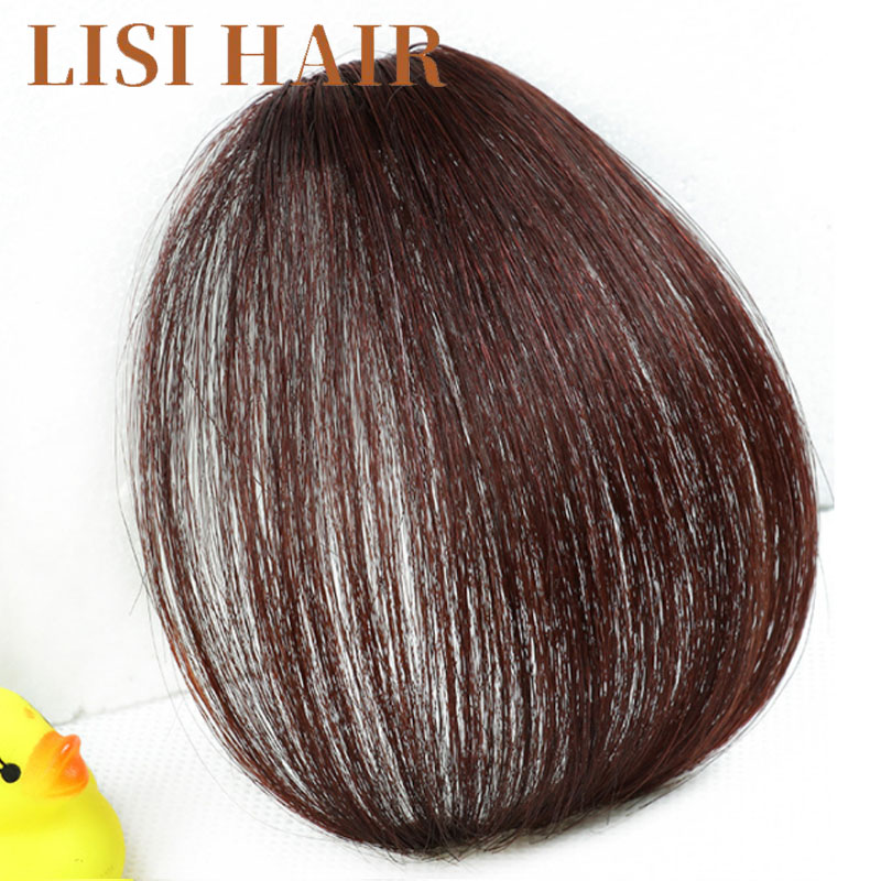 LISI HAIR synthétique mince à Clip avec frange, ch... – Grandado