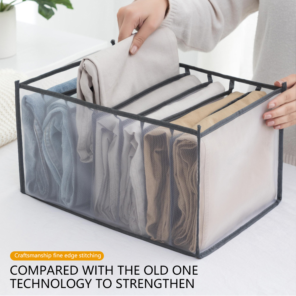 Jeans Organization Storage Box Closet Organizer Fo... – Grandado