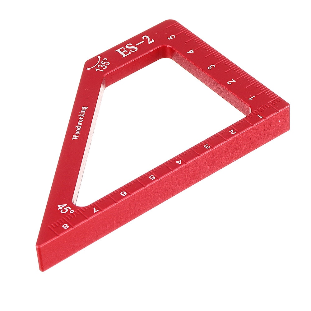 Aluminum Alloy 45 90 Degree Marking Angle Ruler wi... – Grandado