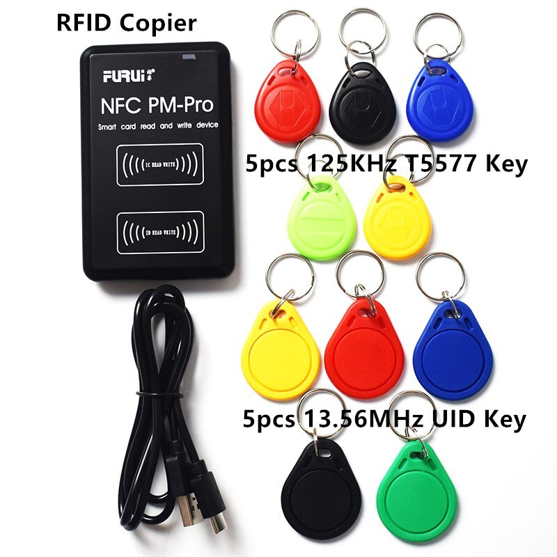 PM-Pro English RFID Copier Duplicator 125KHz Key F... – Grandado