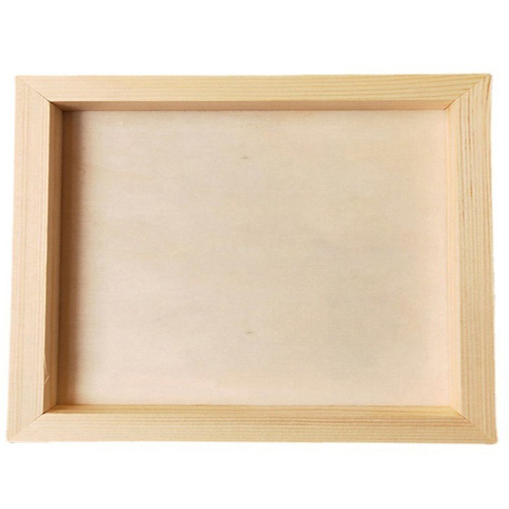 DIY Blank Wooden Photo Holders Children DIY Clay F... – Vicedeal