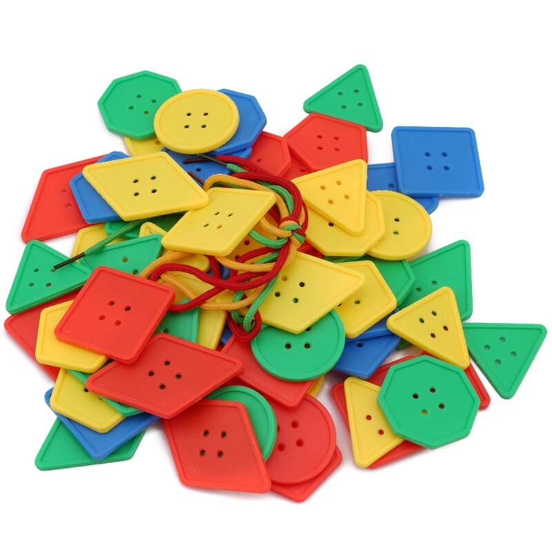 Kids Threading Buttons Educational Toy Kid Colorfu... – Grandado