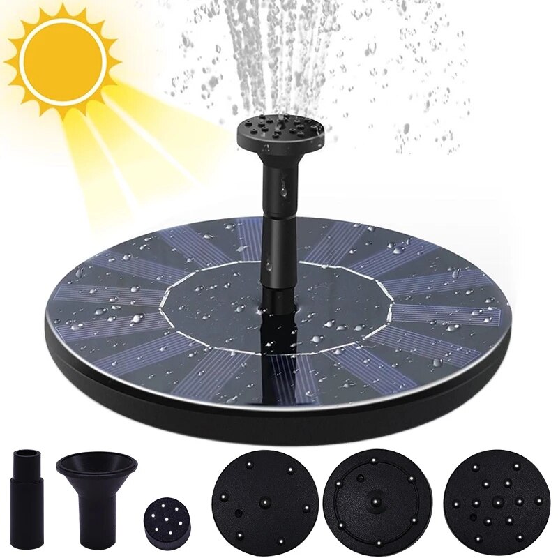 Mini Solar Wasser Brunnen Pool Teich Wasserfall Br... – Grandado