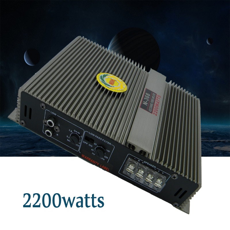 2 Channel Car Audio Amplifier High Power 2200W Pus... – Vicedeal