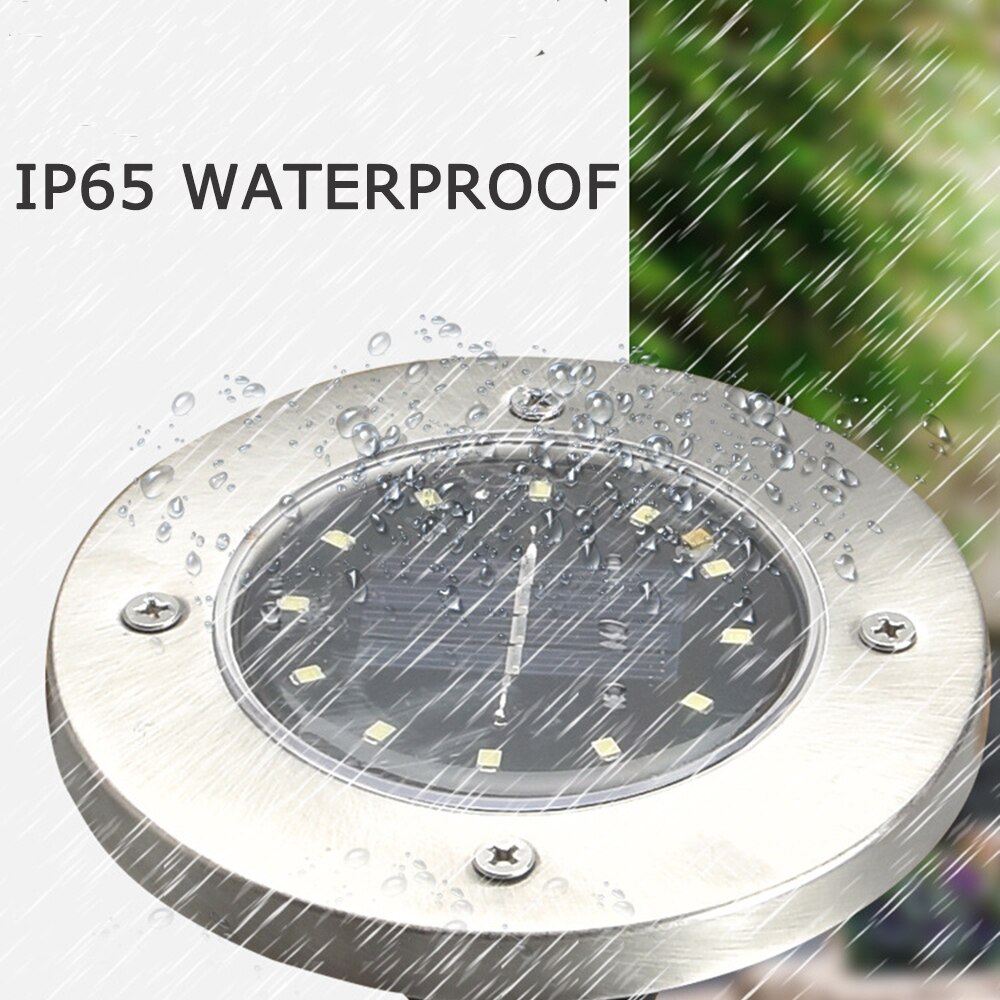 16 Led Solar Ground Light Pathway Led Solar Tuinve... – Grandado