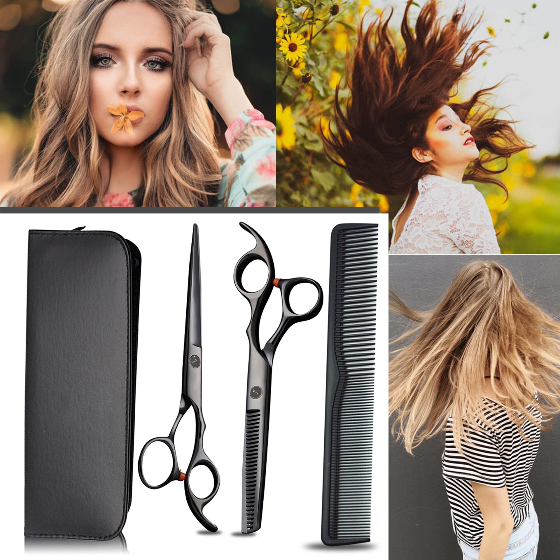 Profissional Kappers Schaar Haar Knippen Schaar Se... – LovingPrices