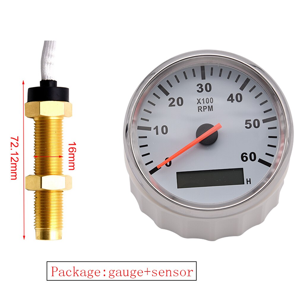 85Mm Tacho Gauge Met Tacho Sensor M16/M18 Voor Ben... – Vicedeal