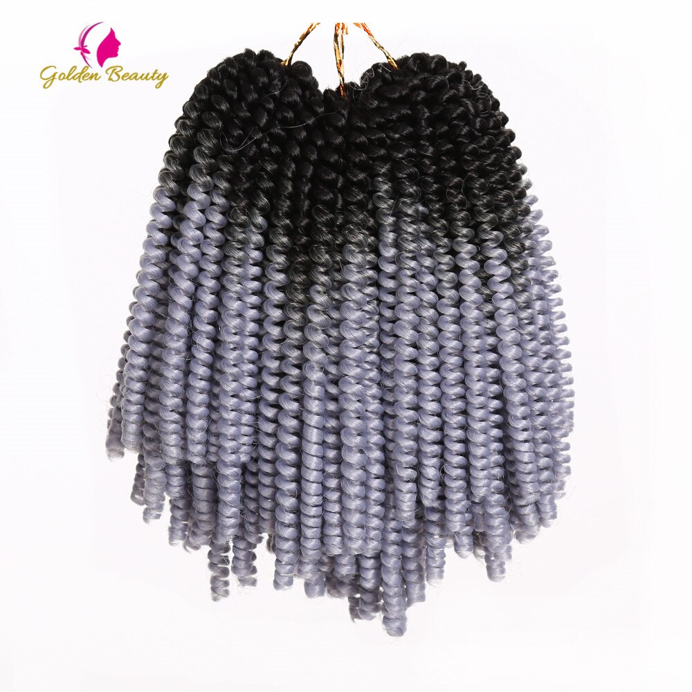 8inch Spring Twist Crochet Braids Synthetic Braidi... – Grandado