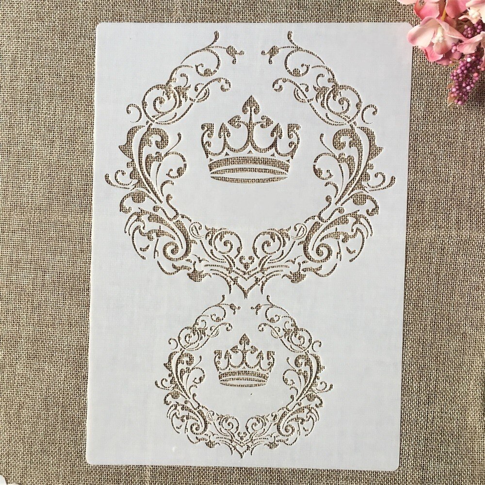 A4 29cm Vintage Coffee Artist Crown DIY Layering S... – Grandado