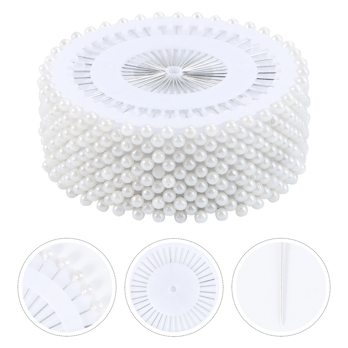 480 Stuks Decoratieve 3Mm Kunstmatige Parel Rechte... – Vicedeal