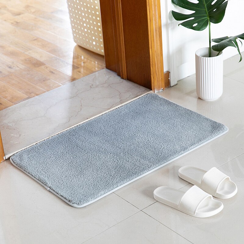 Non-Slip Doormat Absorbent Water Solid Color Carpe... – Grandado