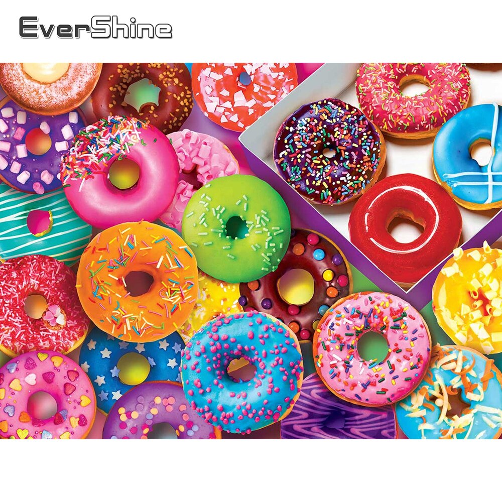 Evershine Diamond Painting Donuts Diamond Embroide... – Grandado