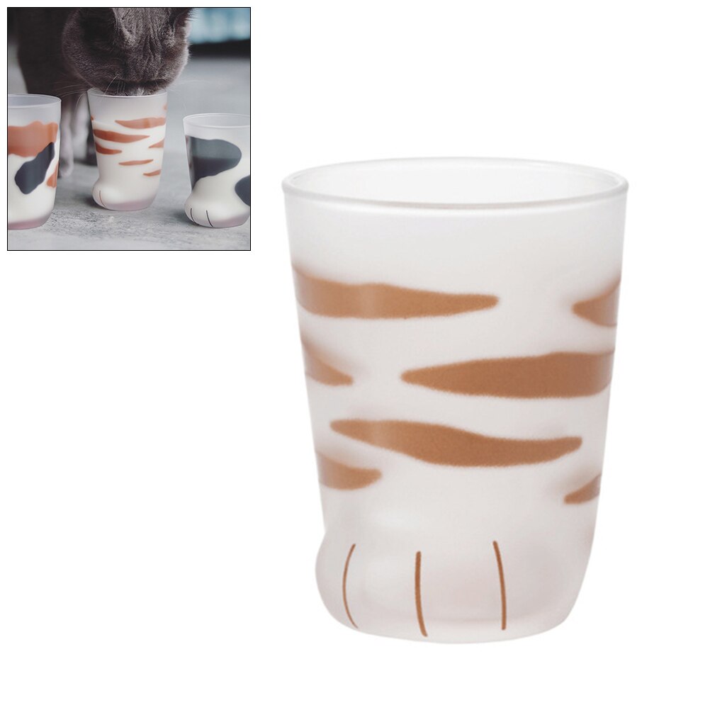 Leuke Kat Poten Glas Tijger Voeters Mok Kantoor Mo... – Grandado