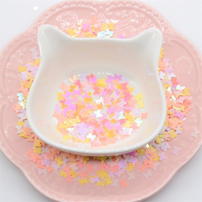 KSCRAFT 5mm Kleur Vlinder Vorm Pailletten PVC Plat... – Grandado