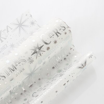 60cmX5yards/Roll Star Pattern Christmas Wrapping P... – Vicedeal