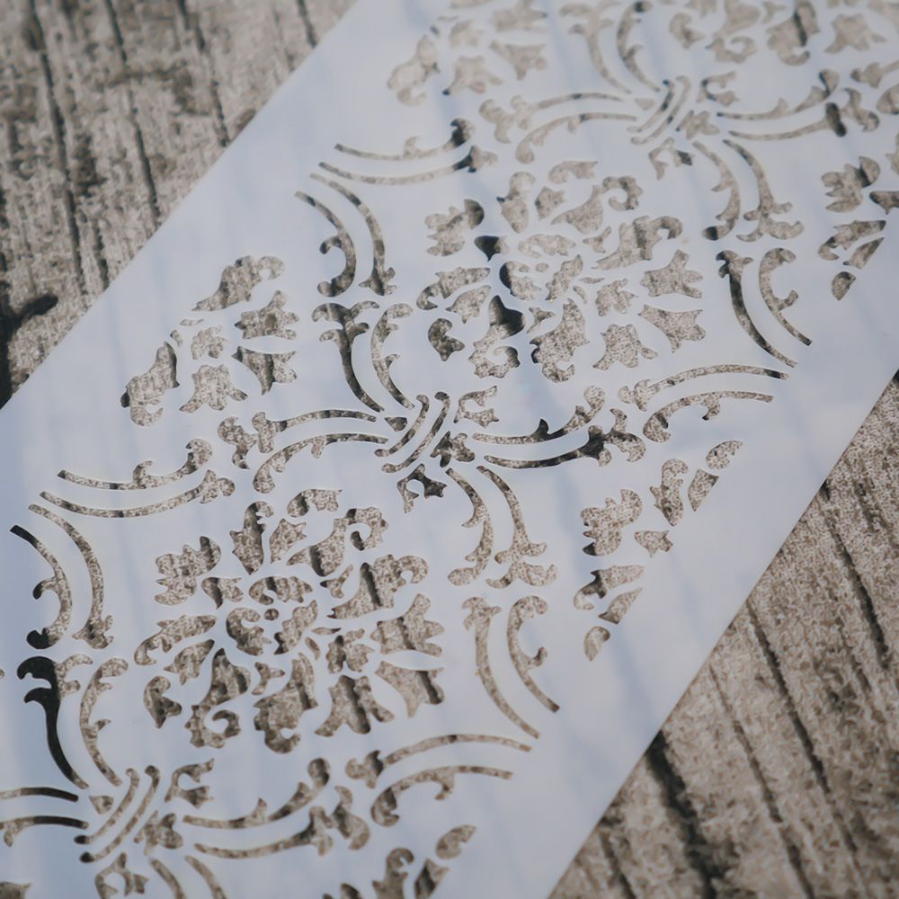 1PC Plastic Lace Border Crown Flower Reusable Sten... – Grandado