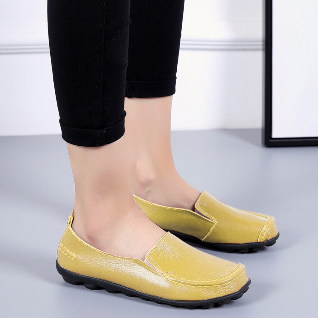 Flat Shoes Women Loafers Women's Large Size Solid ... – Grandado