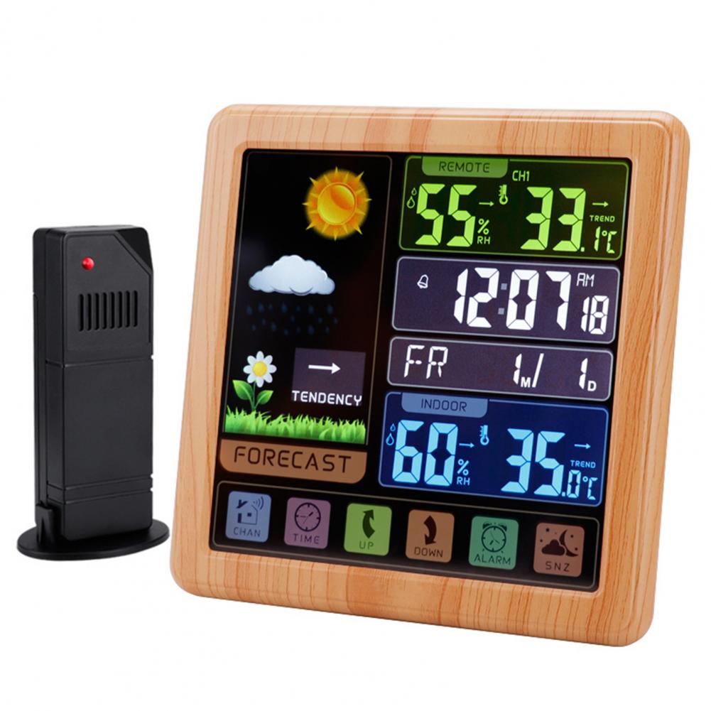 Wireless Weather Station Multi-Language Color LCD ... – Vicedeal