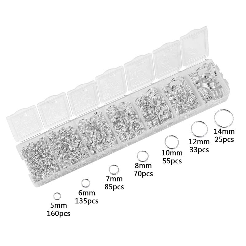 7 Grid/Box DIY Jewelry Accessories Kit Set Open Ju... – Grandado