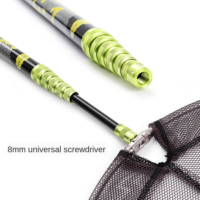 Furakuma Fishing landing hand Nets 4M 3M 2.1M Fold... – Grandado