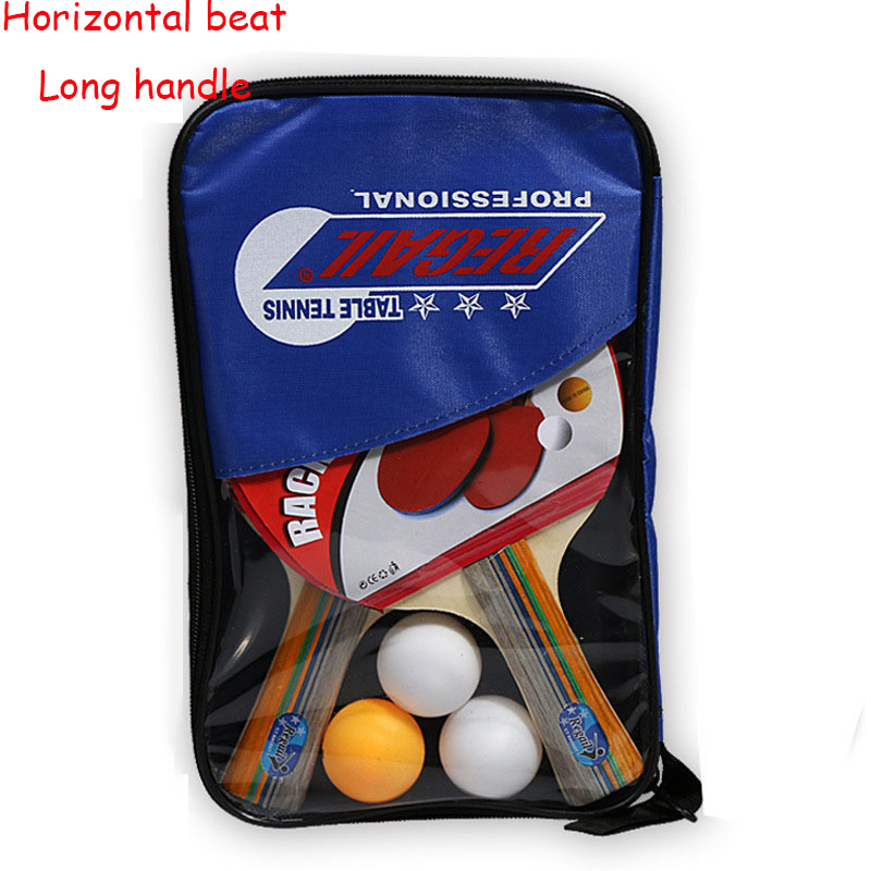 Tennis Table Racket Short Long Handle Carbon Blade... – Grandado