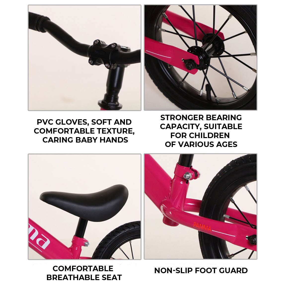 12 Inch Baby Balance Bike Walker Kids Ride on Toy ... – Grandado