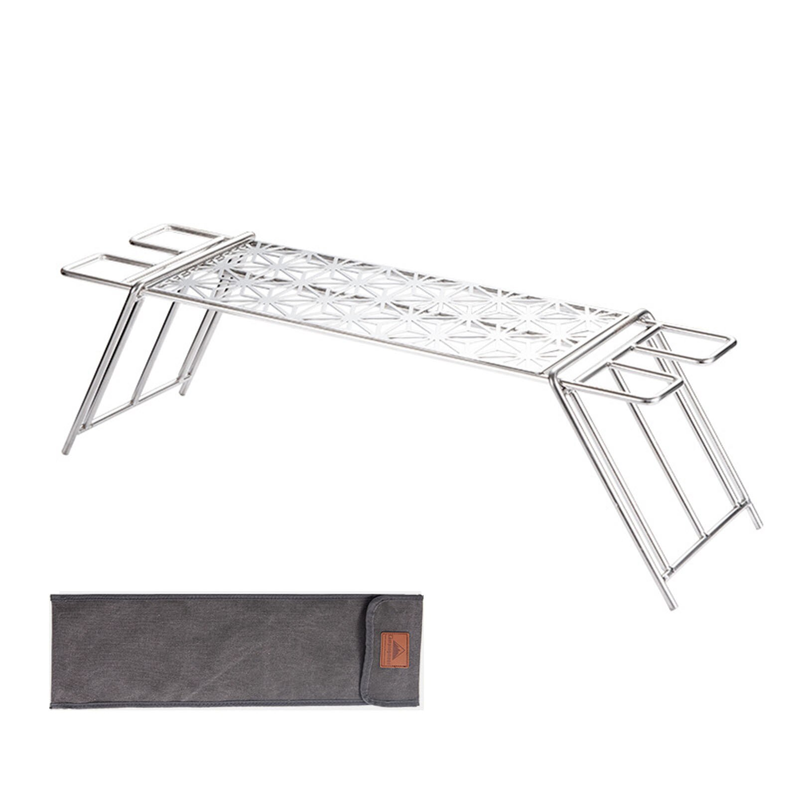 Portable Camping Grill Rack Folding Compact Stainl... – Vicedeal