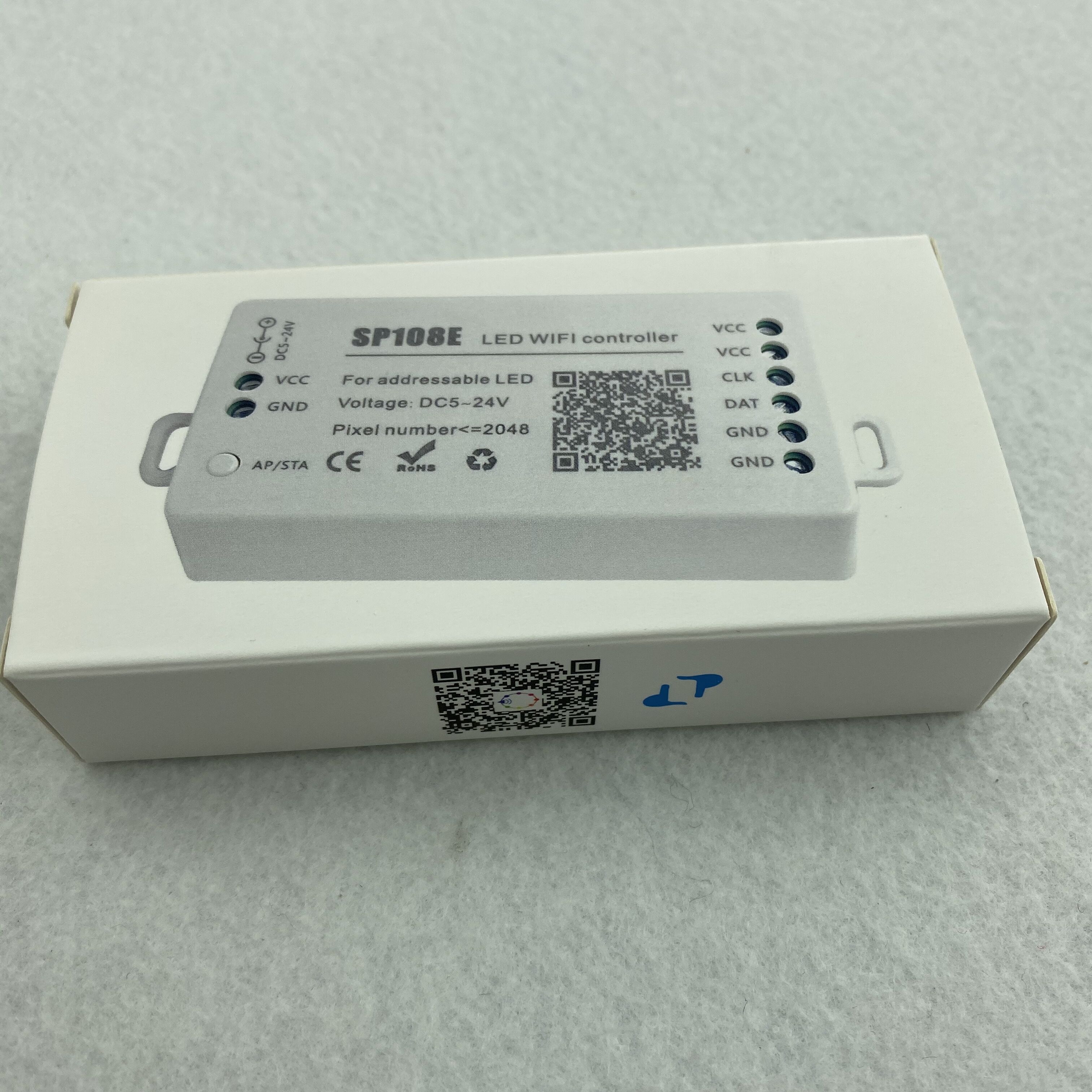 SP108E WIFI-SPI LED pixel controller ;DC5-24V inpu... – Vicedeal