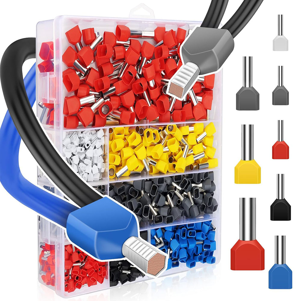 8-22AWG 750pcs double ferrule wire conduit kit wir... – Vicedeal