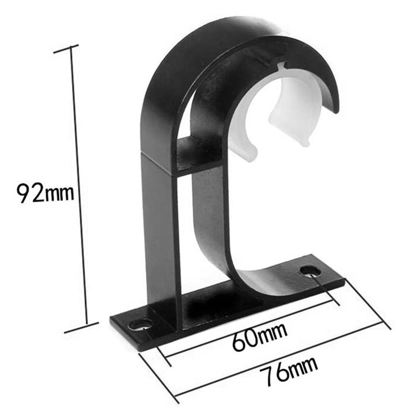 Support de fixation de rideau en aluminium, barre ... – Grandado