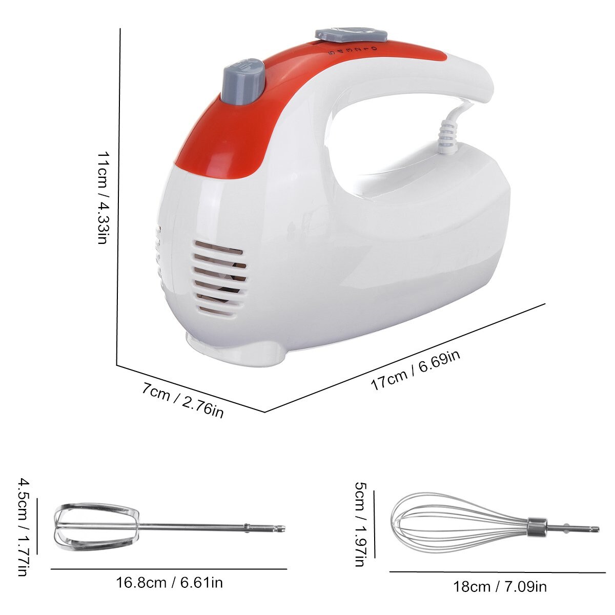 5 Speed Control Hand Mini Mixer Food Blender Multi... – Vicedeal