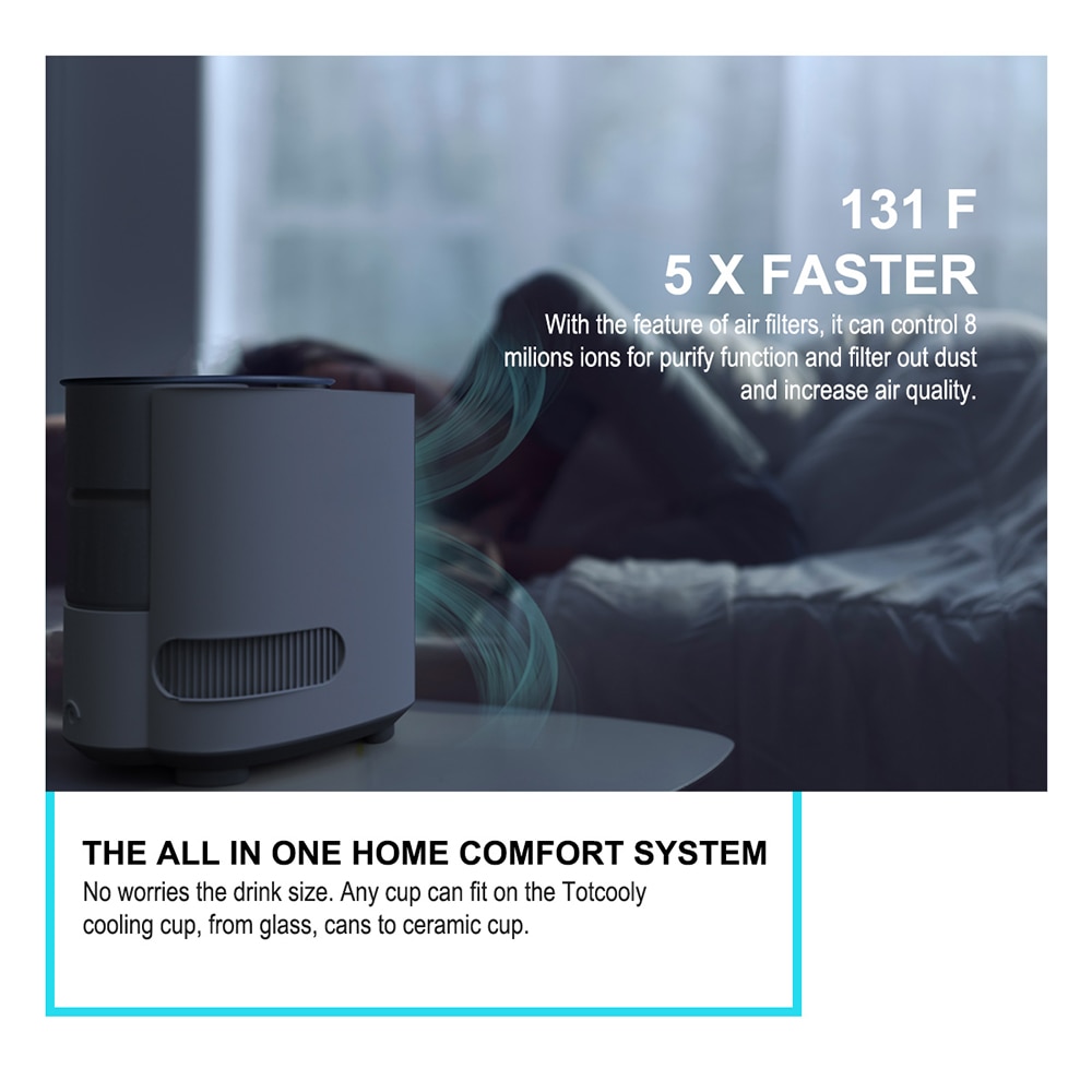 3-in-1 Smart Instant Cooler Warmer Fan Cold Drink ... – Vicedeal