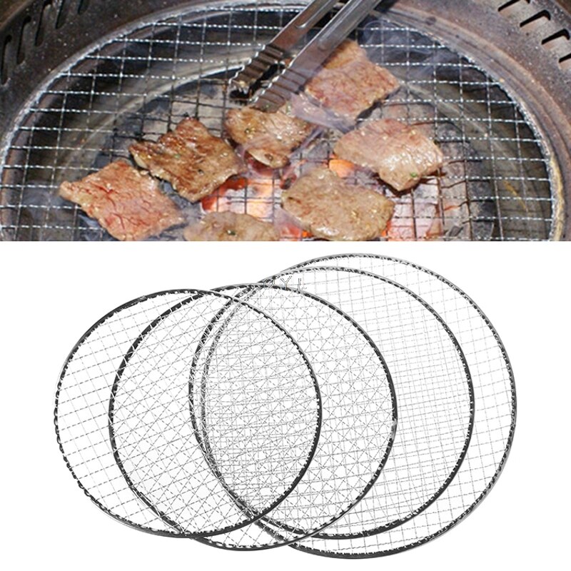 33cm kertakäyttöistä bbq grilli kori verkko metall... – Grandado