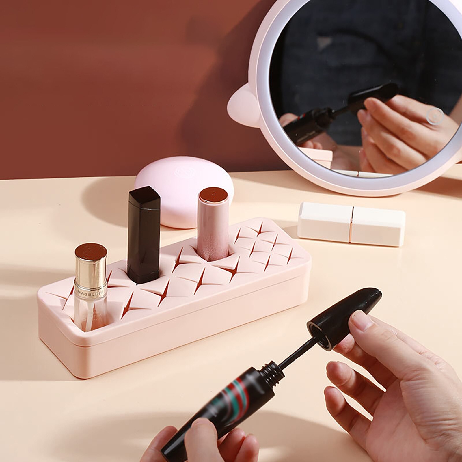 Silicone storage tray cosmetic tray girl birthday ... – Grandado