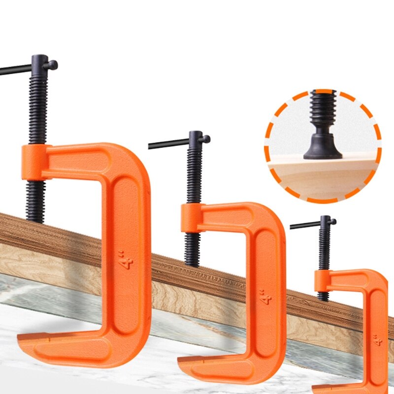 Woodworking Fixture G-Clamp 1"-5" Heavy G-Type Fix... – Grandado