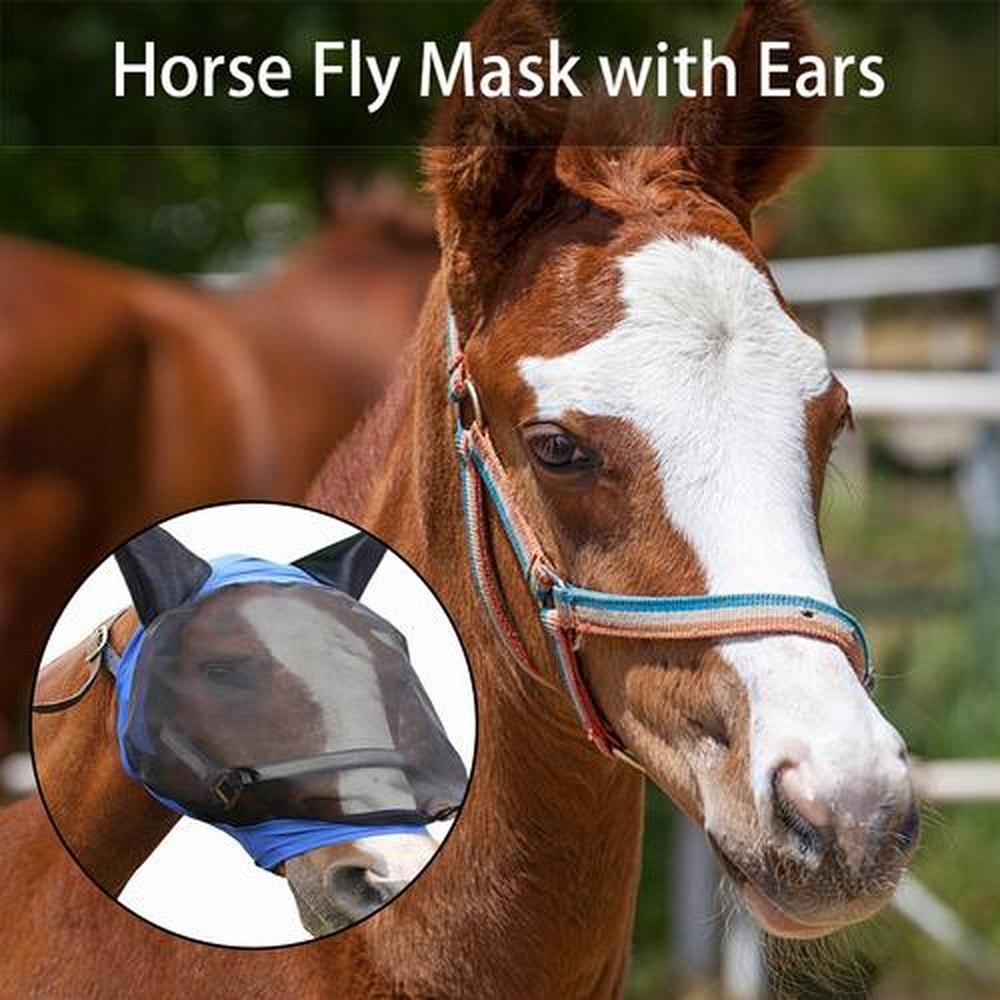 Comfortable Equestrian Horse Mask Nose Facial Cove... – Grandado