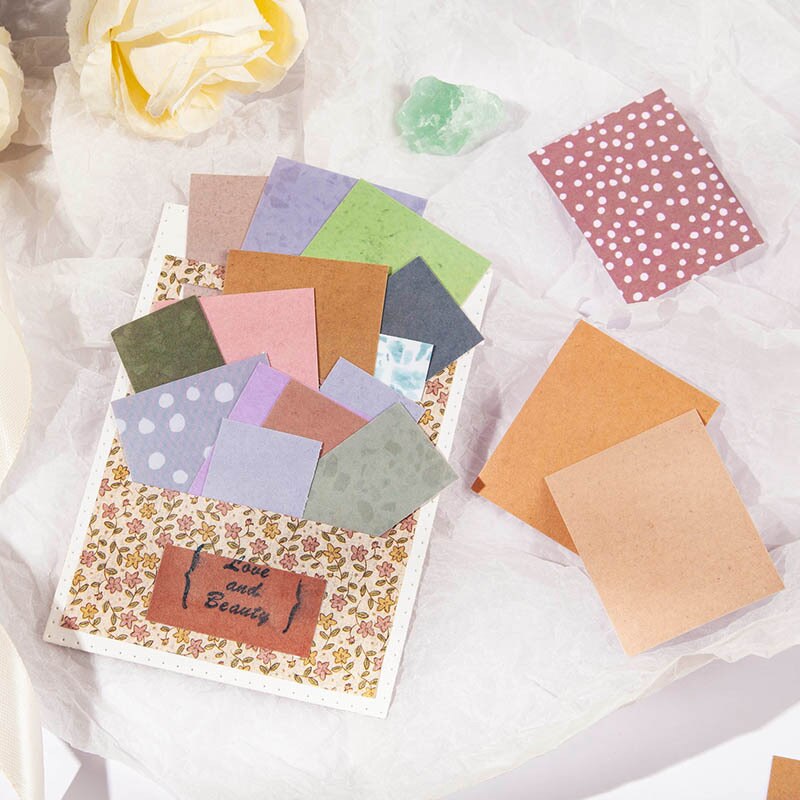 40 Sheets Washi Paper Morandi Color Basic Tearable... – Grandado