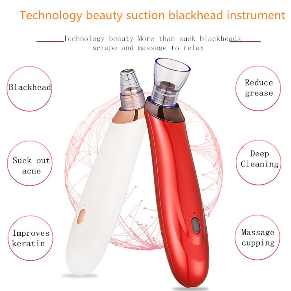 Facial Blackhead Extractor Instrument Vacuum Black... – Vicedeal
