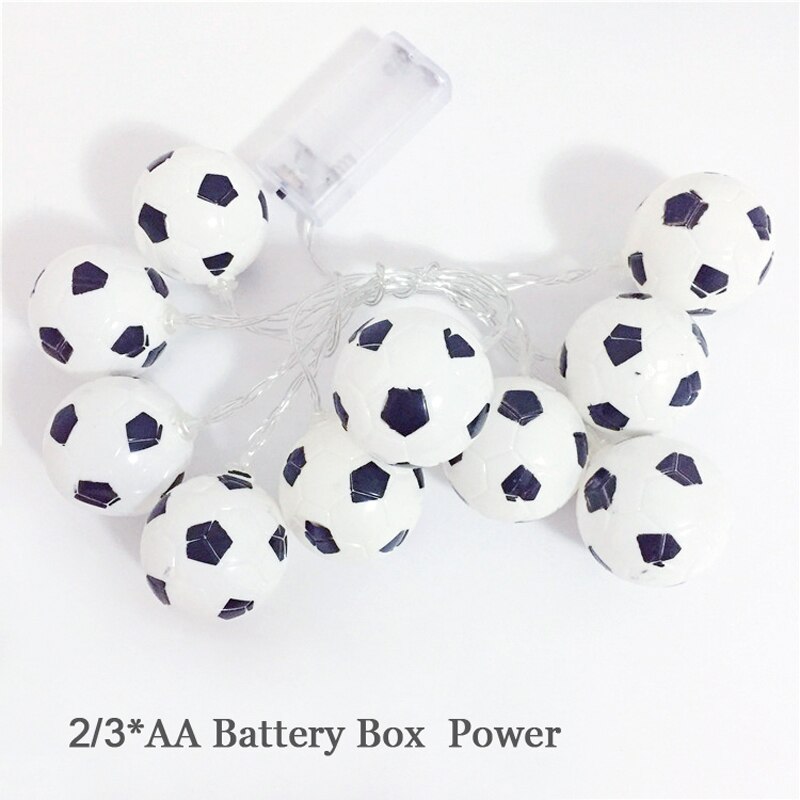 Led Voetbal Ball String Licht Voetbal Garland Fair... – Vicedeal