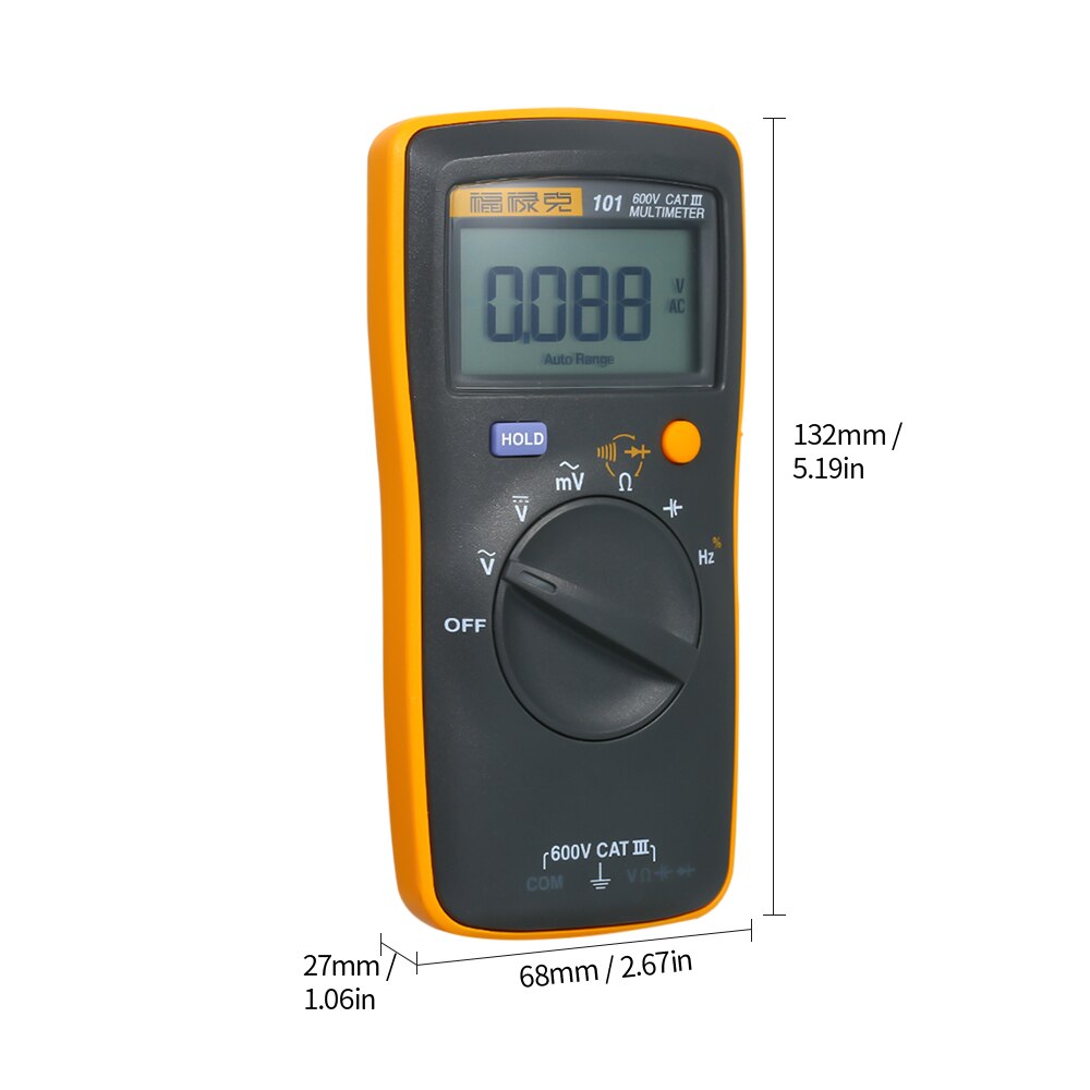 FLUKE F101 Mini Palm-sized Multimeter Portable Dig... – Grandado