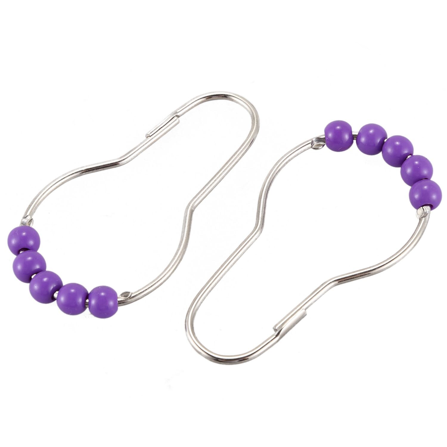 ! badrum lila rulle boll dusch gardiner ringar kro... – Grandado