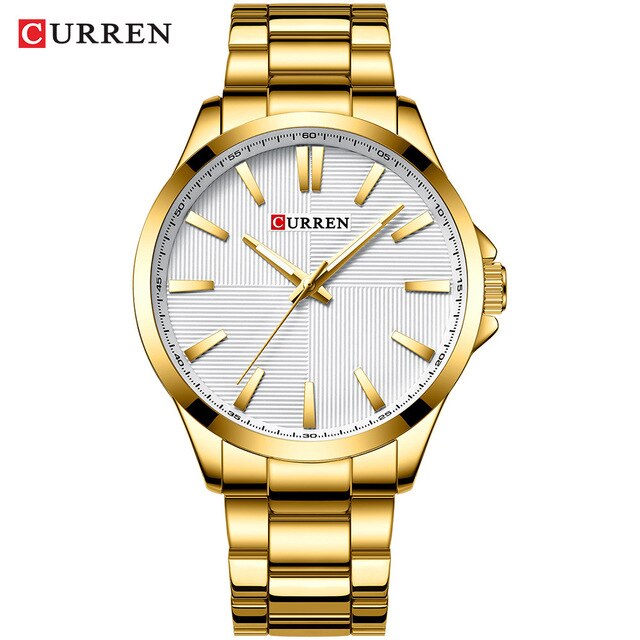 CURREN Men Gold Watch Luxury Brand Analog Sport Wa... – Vicedeal