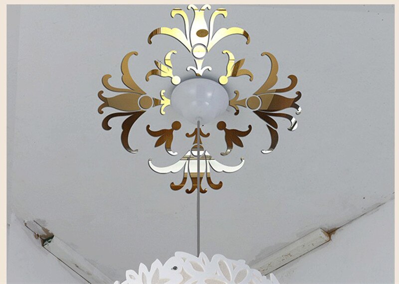 Ceiling rattan decorative stickers Ceiling lamp de... – Grandado