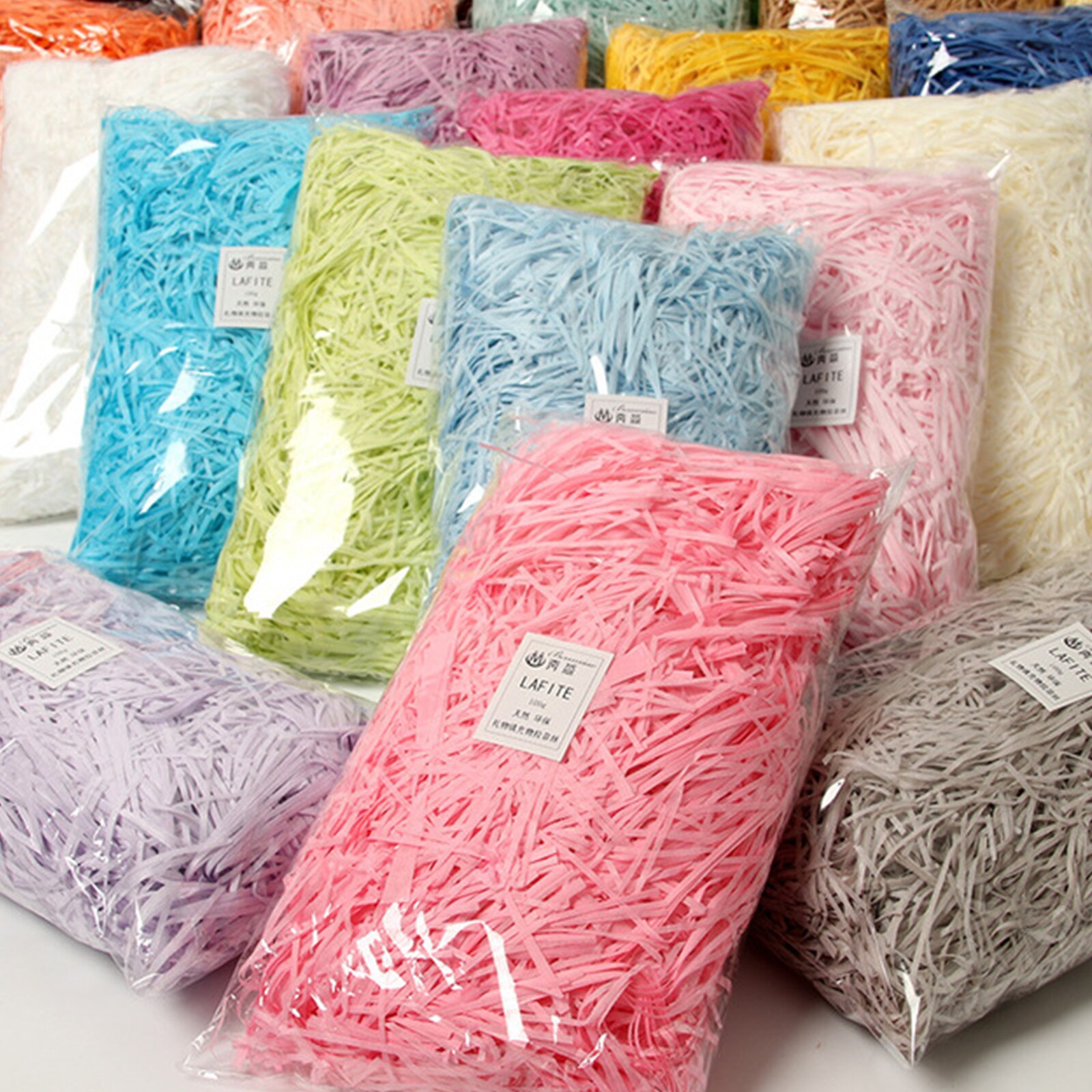 Colorful Shredded Crinkle Paper Filling Material C... – Grandado